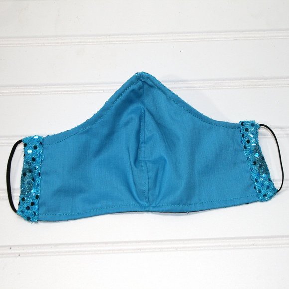 Hand Crafted | Accessories | Handmade Cloth Turquoise Confetti Face ...